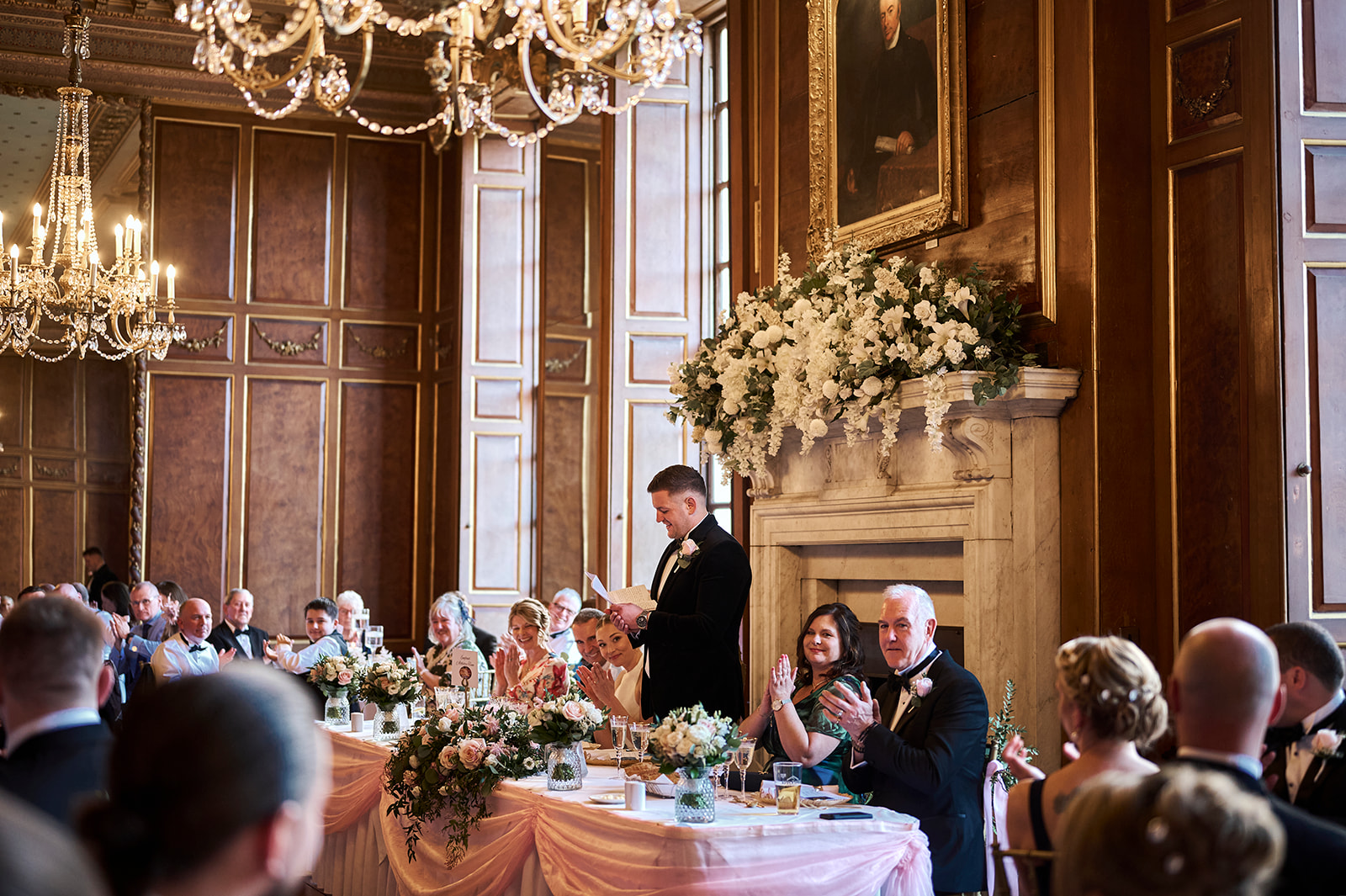 Gosfield Hall Black Tie Wedding - Poppy & Sam - Rachel Reeve Photography